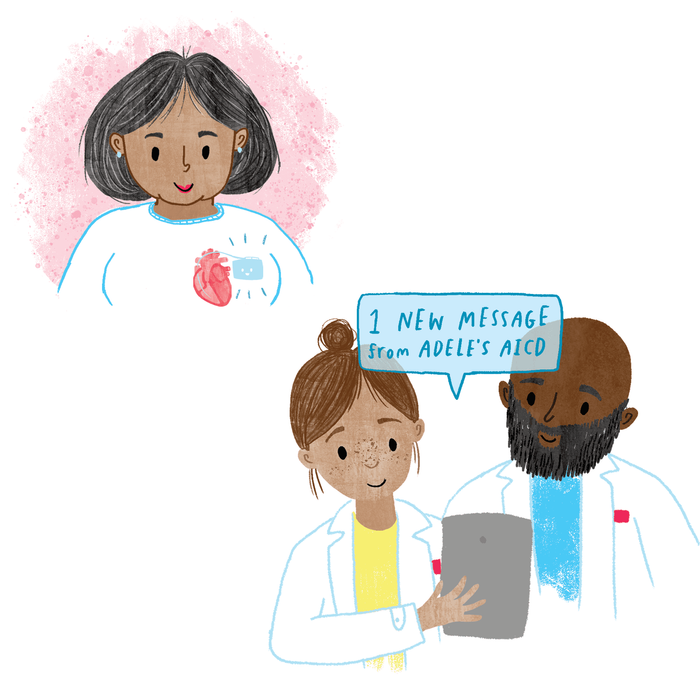 What is an AICD (Automatic Implantable Cardioverter Defibrillator)?